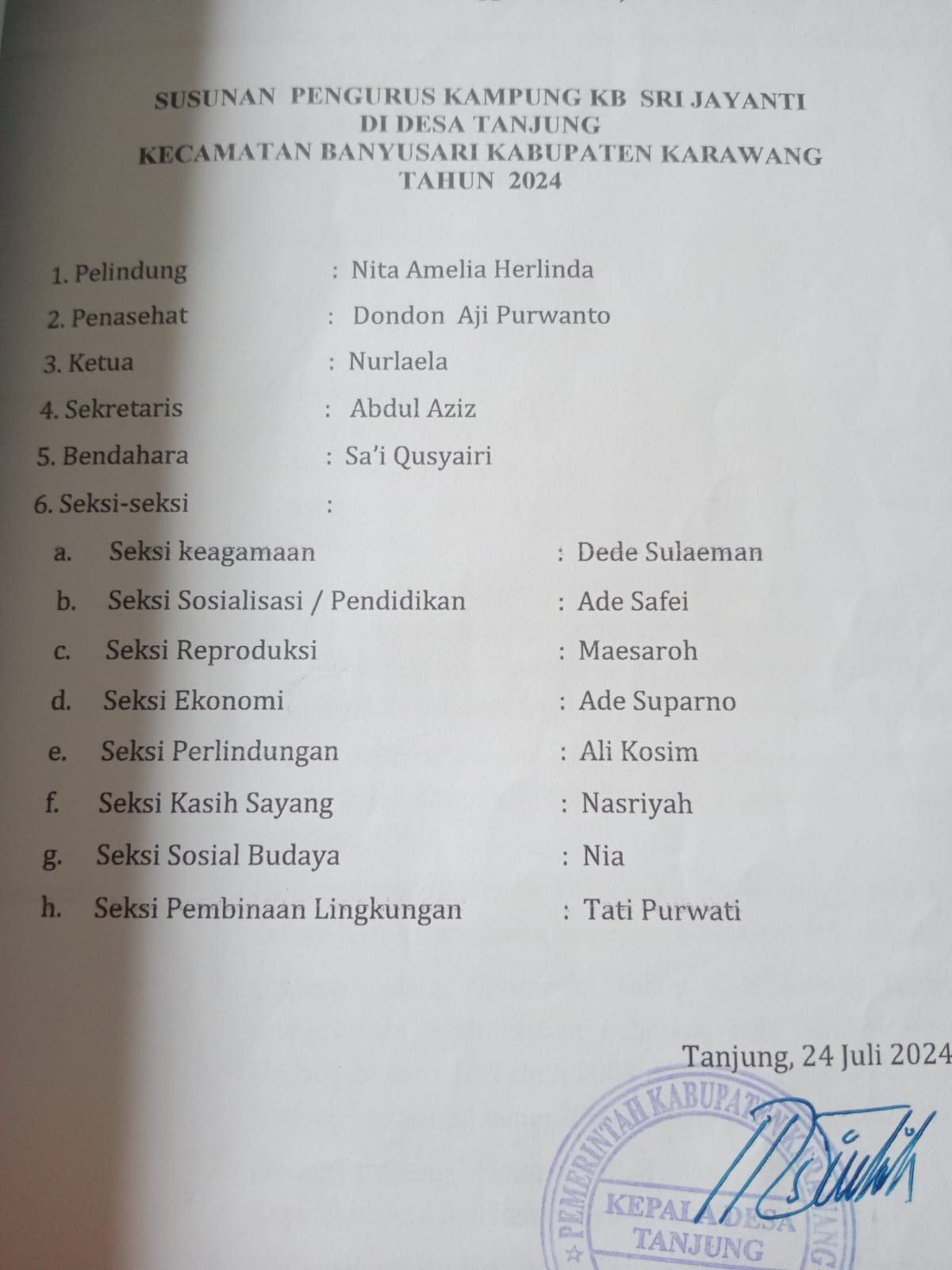 Kampung KB Wijaya Kusuma
